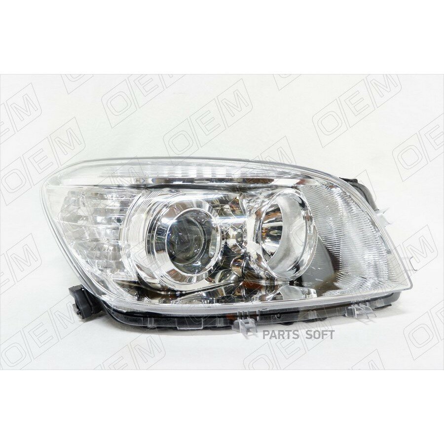 Фара правая Toyota RAV4 3 CA30 2006-2008, без корр от официального дистрибьютора, OEM, артикул OEM0398FR