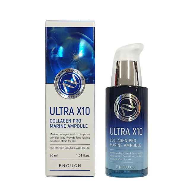 Сыворотка с морским коллагеном Enough Ultra X10 Collagen Pro Marine Ampoule (30 мл)