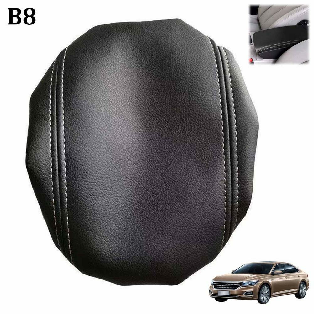 Чехол накладка на подлокотник для Volkswagen Passat B6, B8, Magotan, защитная обшивка крышки подлокотника