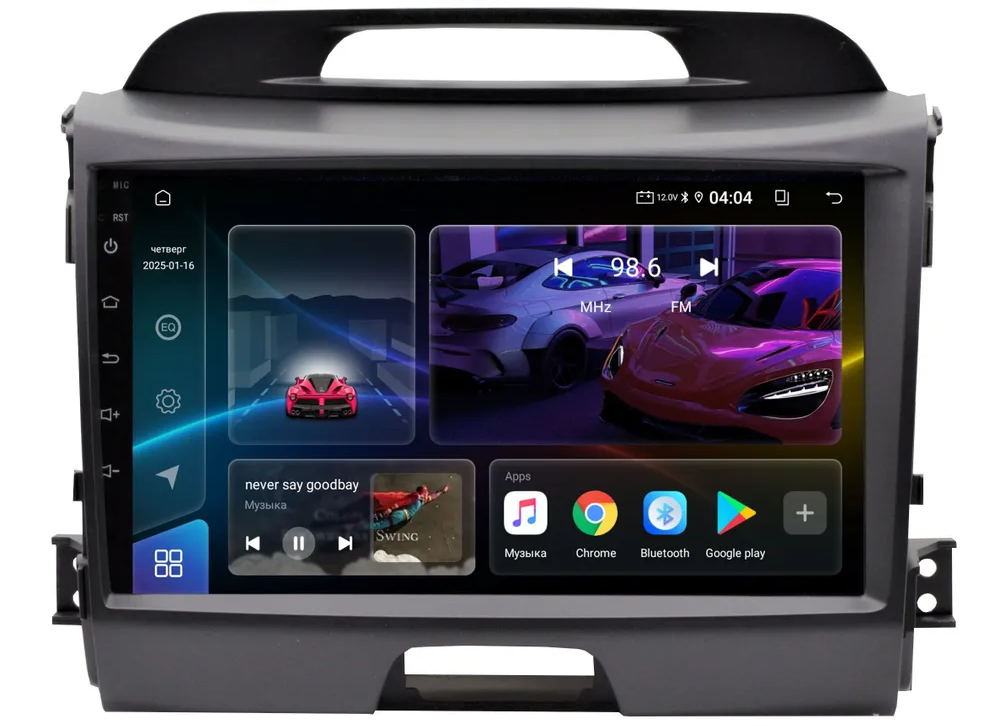 Магнитола Kia Sportage 2010-2015 (8 ядер, 4/64 GB, DSP, CARPLAY/AA) Магнитола Кия Спортичь