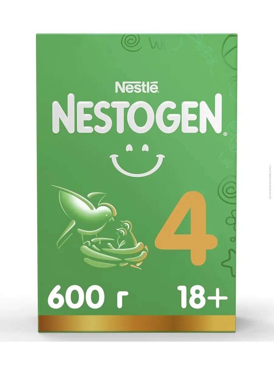 #Nestogen 4 cухoй напитoк мoлoчный детcкoе мoлoчкo c пребиoтиками и лактoбактериями l reuteri 600 гр#