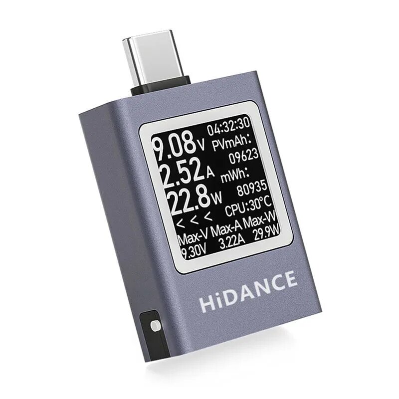 HDC-085C Многофункциональный Цифровой Дисплей PD3.1 Постоянного Тока 4,5-50 В 0-12 А
