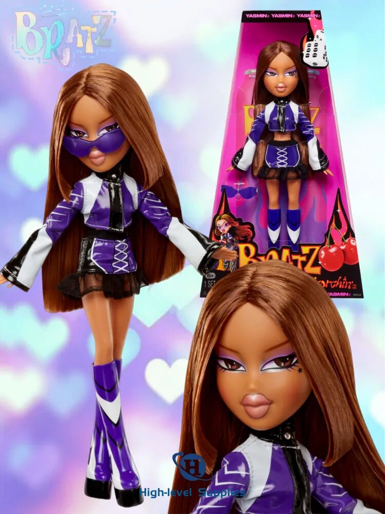 Новинка! Кукла Bratz Scorchin' Yasmin Стильная Модель в Фиолетовом Объеме