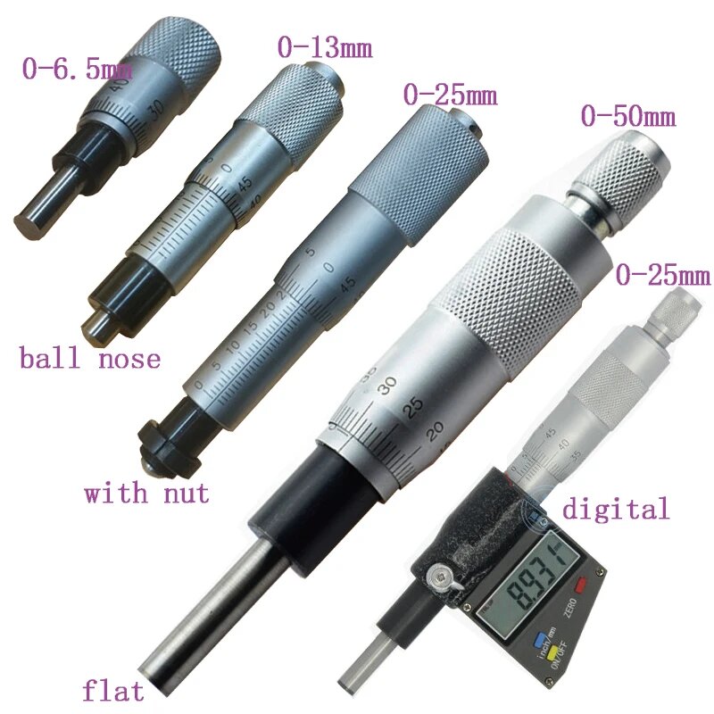 Микрометры LanYuXuan 0-6.5мм 0-13мм 0-25мм 0-50мм