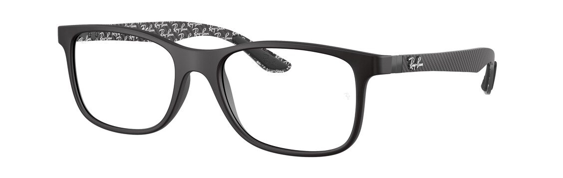 Оправа Ray-Ban RB 8903 5263, прямоугольная, металлическая, пластиковая, черная