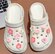 Джиббитсы для Crocs и сабо, декоративные значки с цветочным дизайном, ЭВА