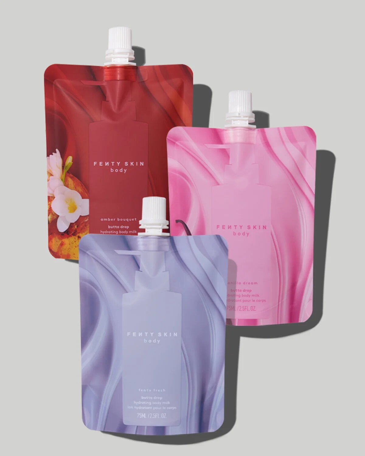 Fenty Beauty Skin набор молочка для тела Butta Drop Mini Milks Hydrating Body Milk Travel Pouch Trio