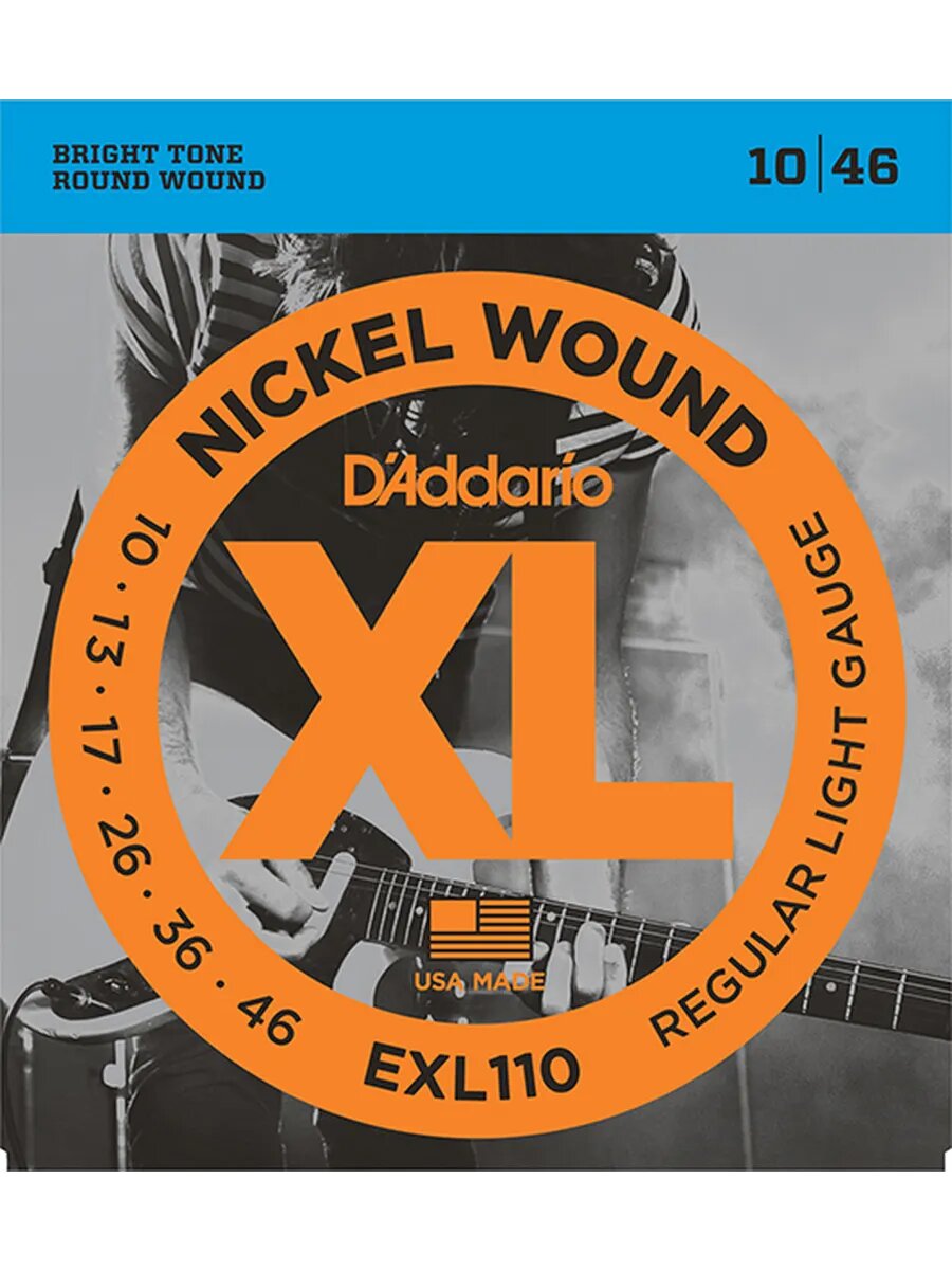 EXL110 XL NICKEL WOUND Струны для электрогитары Regular Ligh