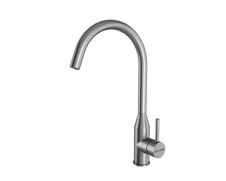 Кухонный смеситель KUCHENSTERN TIDA нержавеющая сталь 408SS40