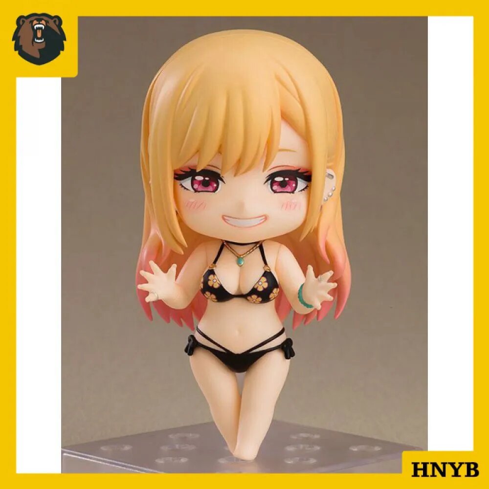 Фигурка Нендороид Эта фарфоровая кукла влюбилась Марин Китагава / My Dress-Up Darling Marin Kitagawa Swimsuit Ver. Подарок для фаната (10 см) 2433