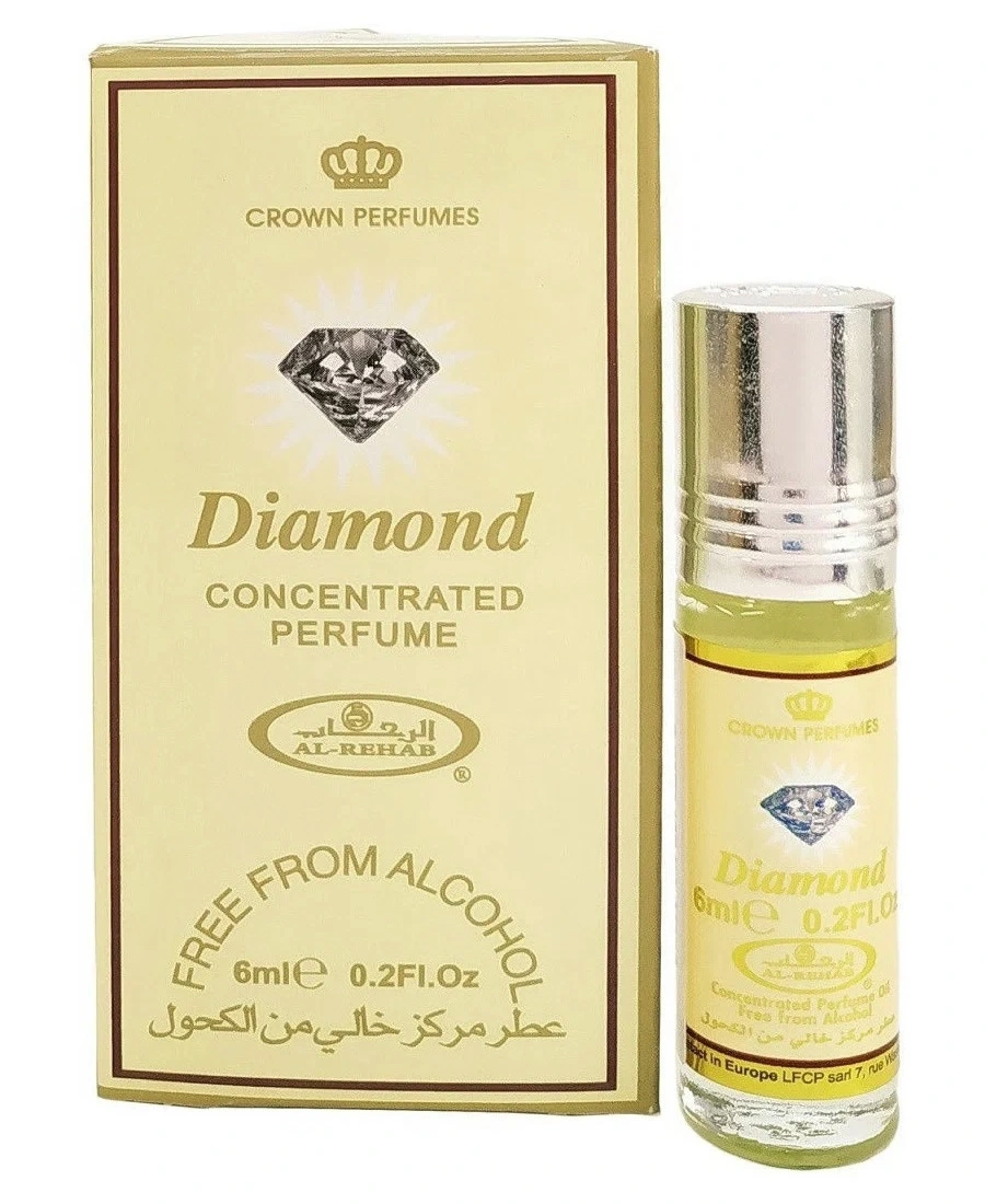 Al Rehab Diamond парфюмерное масло 6 мл роллер унисекс - Аль Рехаб Даймонд