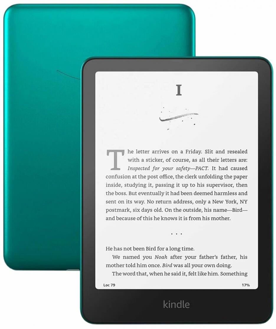 Электронная книга Amazon Kindle Paperwhite 2024 Wifi, 32GB, Jade Signature Edition