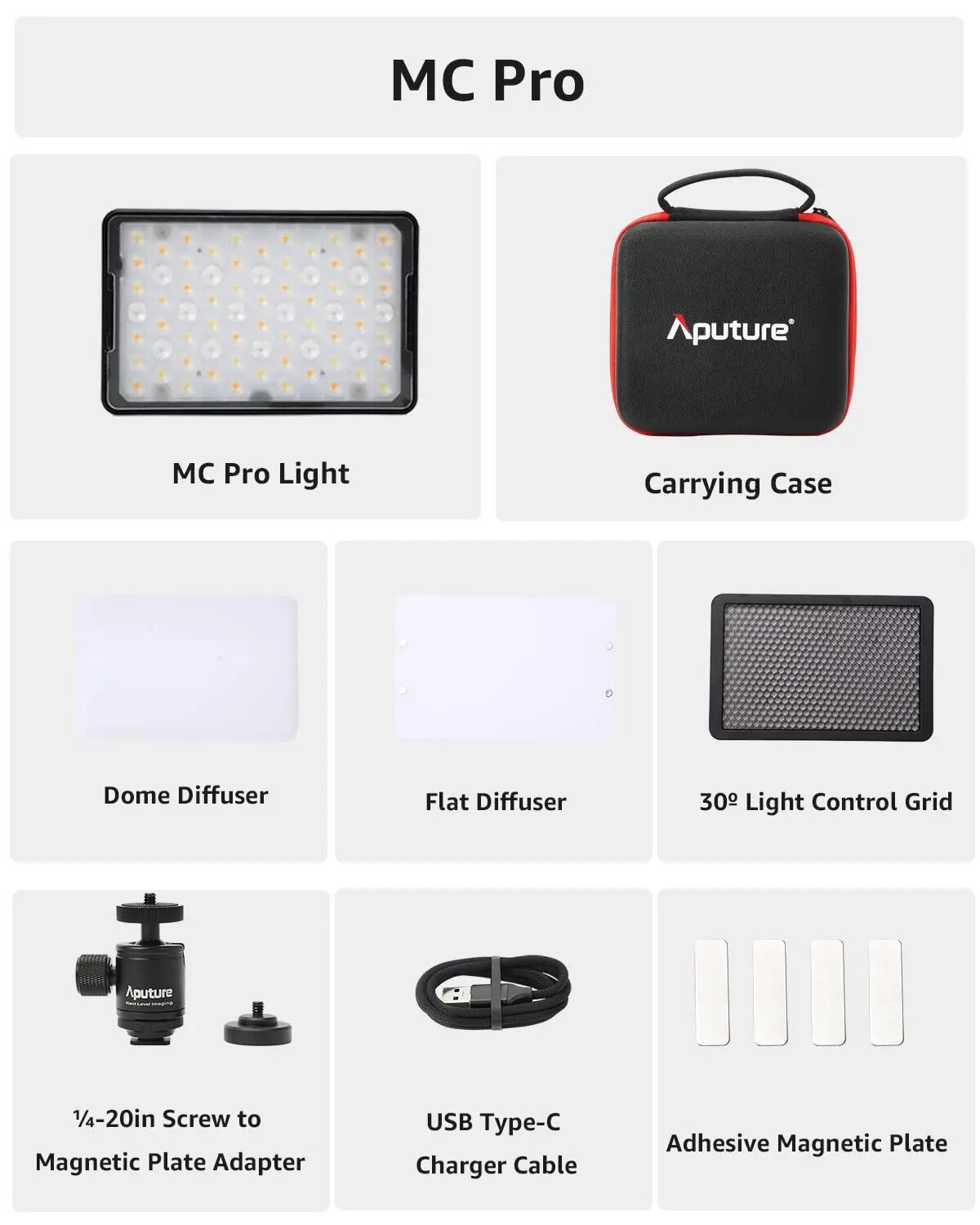 Amaran Aputure MC Pro RGBWW мини светодиодный фонарик