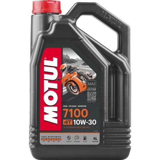 Моторное масло Motul 7100 4T 10W-30 синтетическое 4л (ЕС)