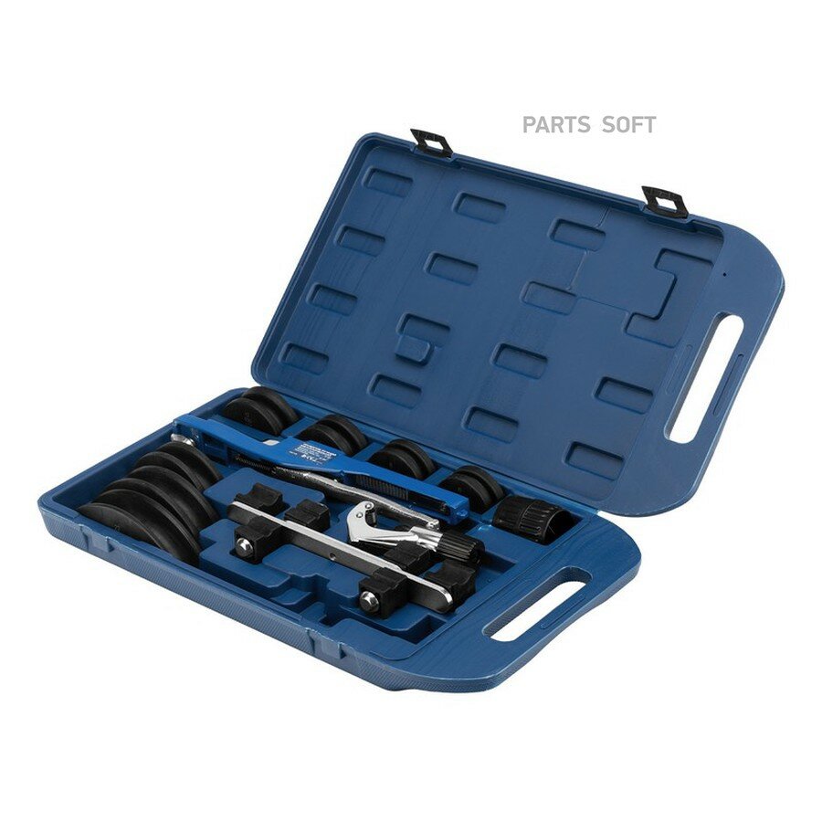 Трубогиб ручной механический, башмаки 1/4–7/8, в пластиковом кейсе от официального дистрибьютора, STELS, артикул 18110