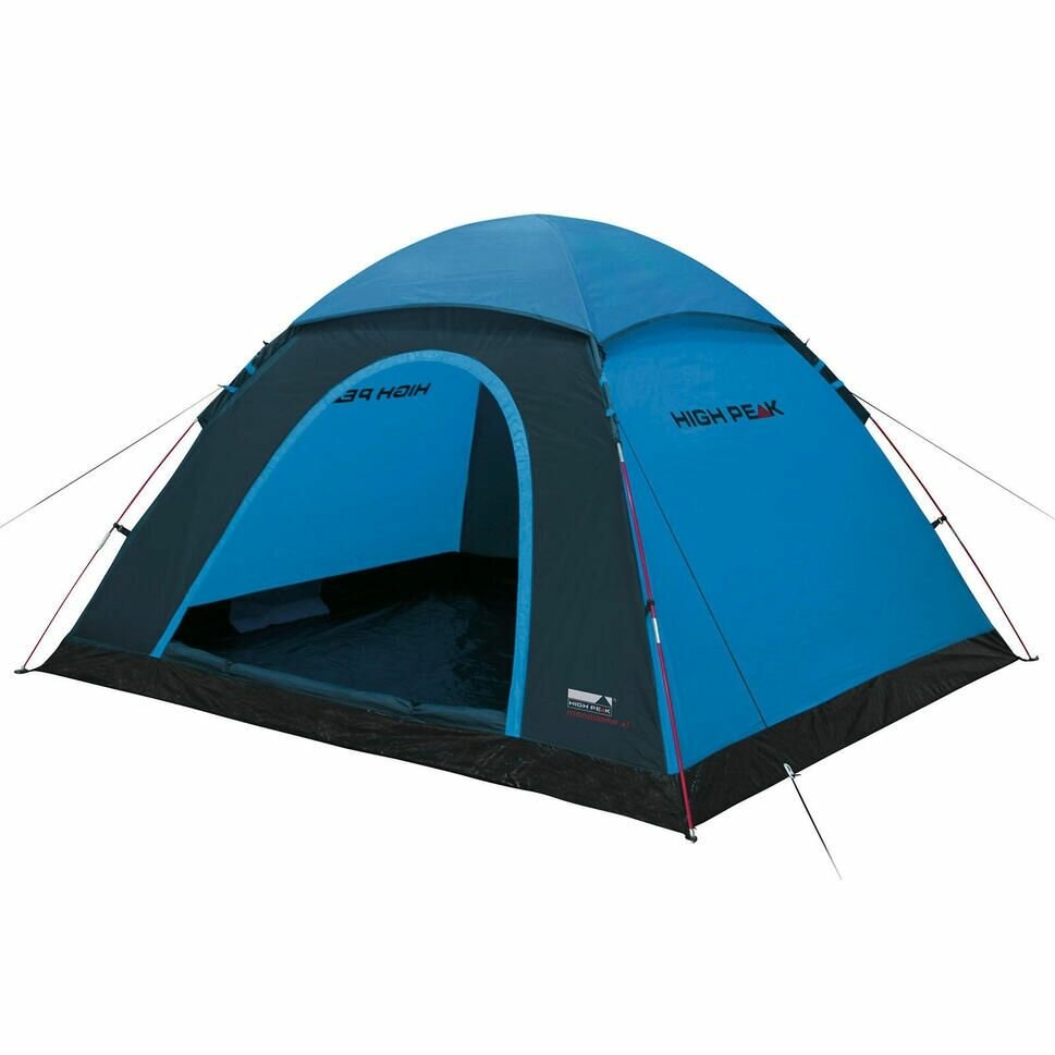 Decathlon Купольная палатка High Peak Monodome XL на 4 человека, водонепроницаемость 1500 мм синяя