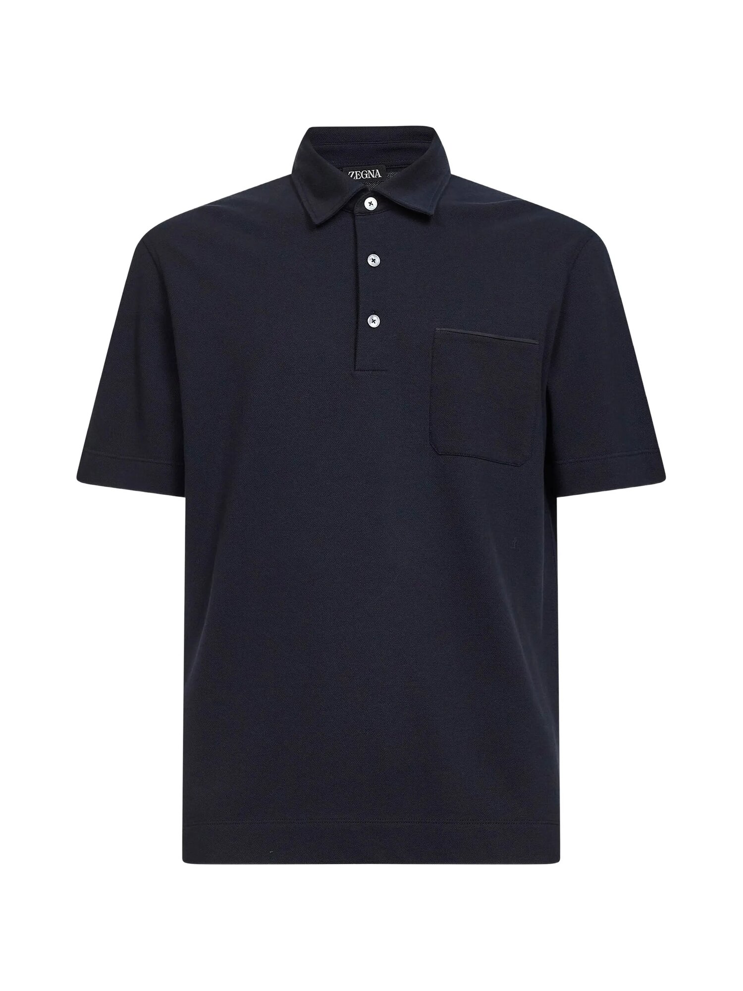 Рубашка Ermenegildo Zegna Patch pocket cotton polo shirt