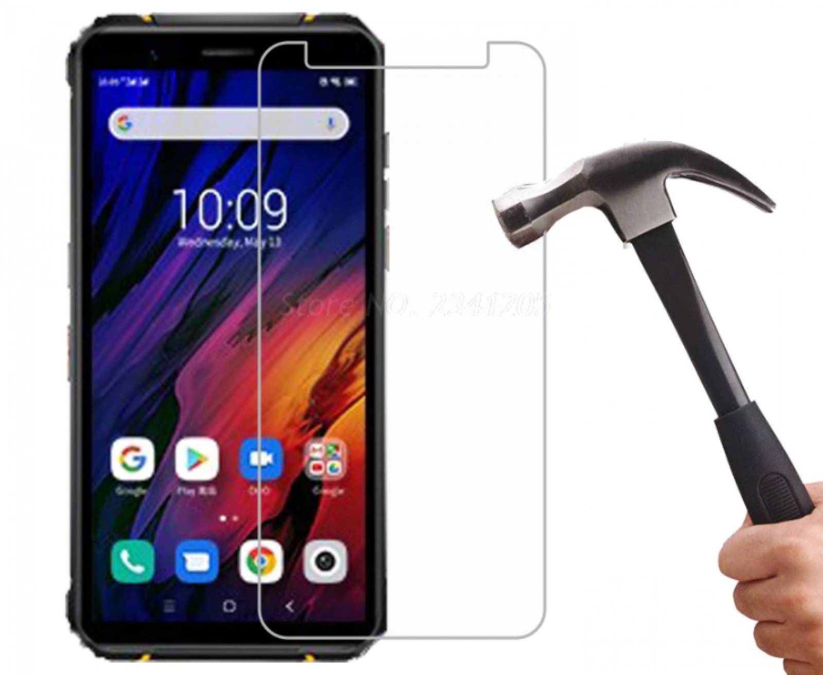 Защитное закалённое стекло MyPads для телефона Blackview с высокой прозрачностью и противоударной защитой