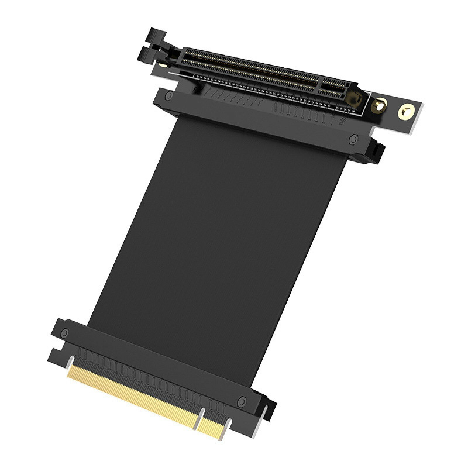 Удлинительный кабель MyPads PCI-E 3.0 16X гибкий прямой шлейф для видеокарт