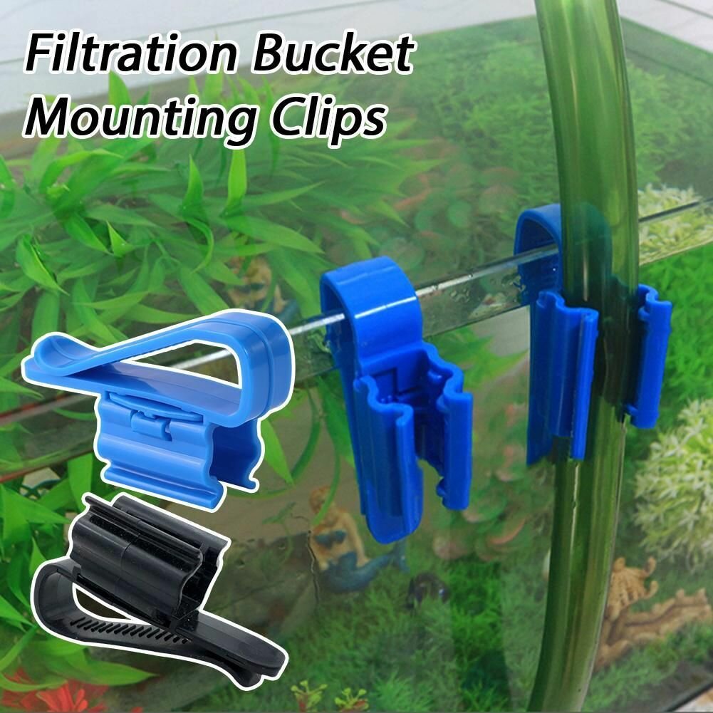 Держатель фитингов для водопроводных труб с фильтром аквариума рыбой-синий