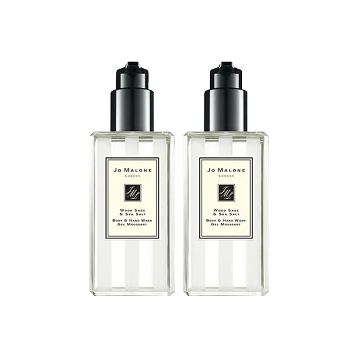 Гель для душа женский Jo Malone London Шалфей и морская соль, 250ml*2