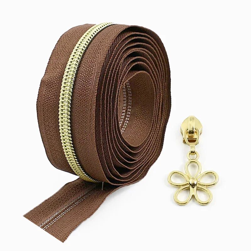 Нейлоновая молния для шитья 3–10 м слайдером 5 # Пластиковая катушка на метр, куртка, сумка, застежка на молнии, лента на молнии, ремонтный комплект, аксессуары «сделай сам»