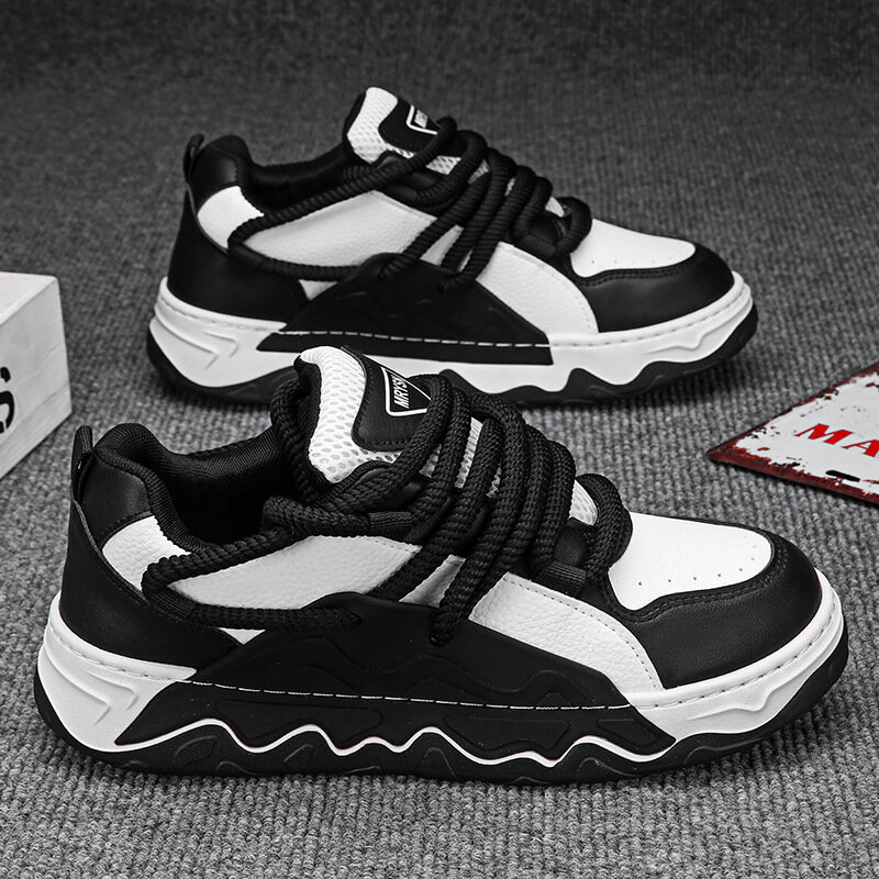 LUO Обувь мужская Летняя для спорта Высокая доска обувь/BL11 black