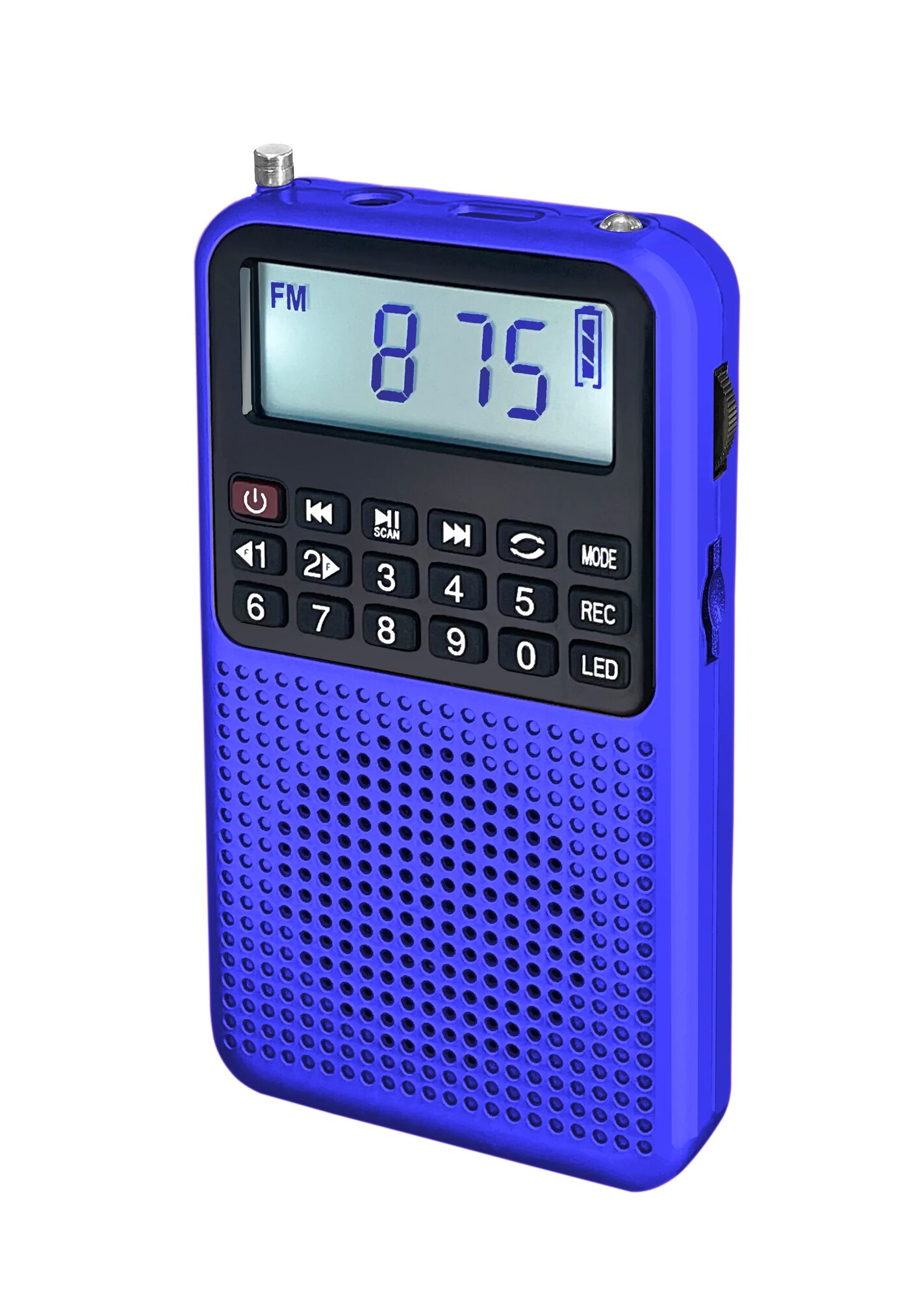 Портативное FM-радио с Bluetooth, слотом для TF-карты, диктофоном и светодиодным фонариком для активного отдыха
