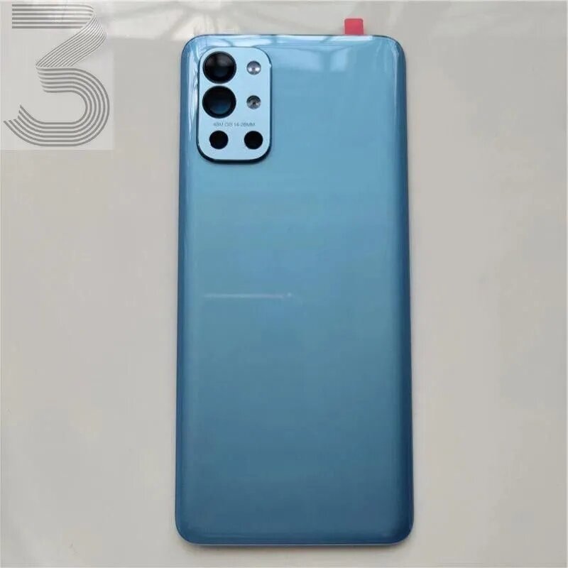 Задняя крышка для OnePlus 9R Синего цвета, Запчасть для смартфона - Стеклянная крышка