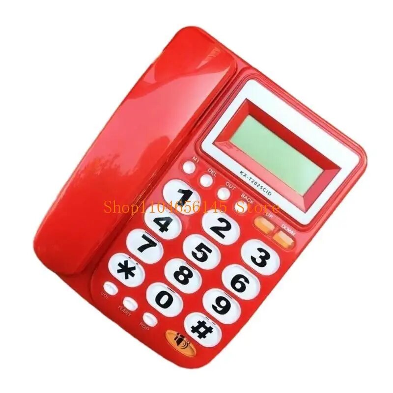 Красный стационарный телефон BGEKTOTH D8KA13AC804623