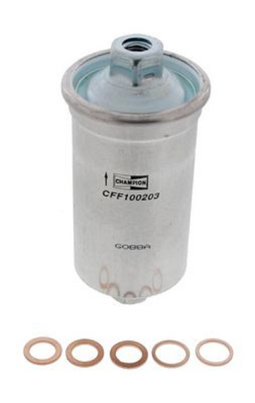 Фильтр топливный Champion L203 (H, D - 134/55/(in, out) - M14x1,5/M12x1.5) для Citroen Jumper и др.