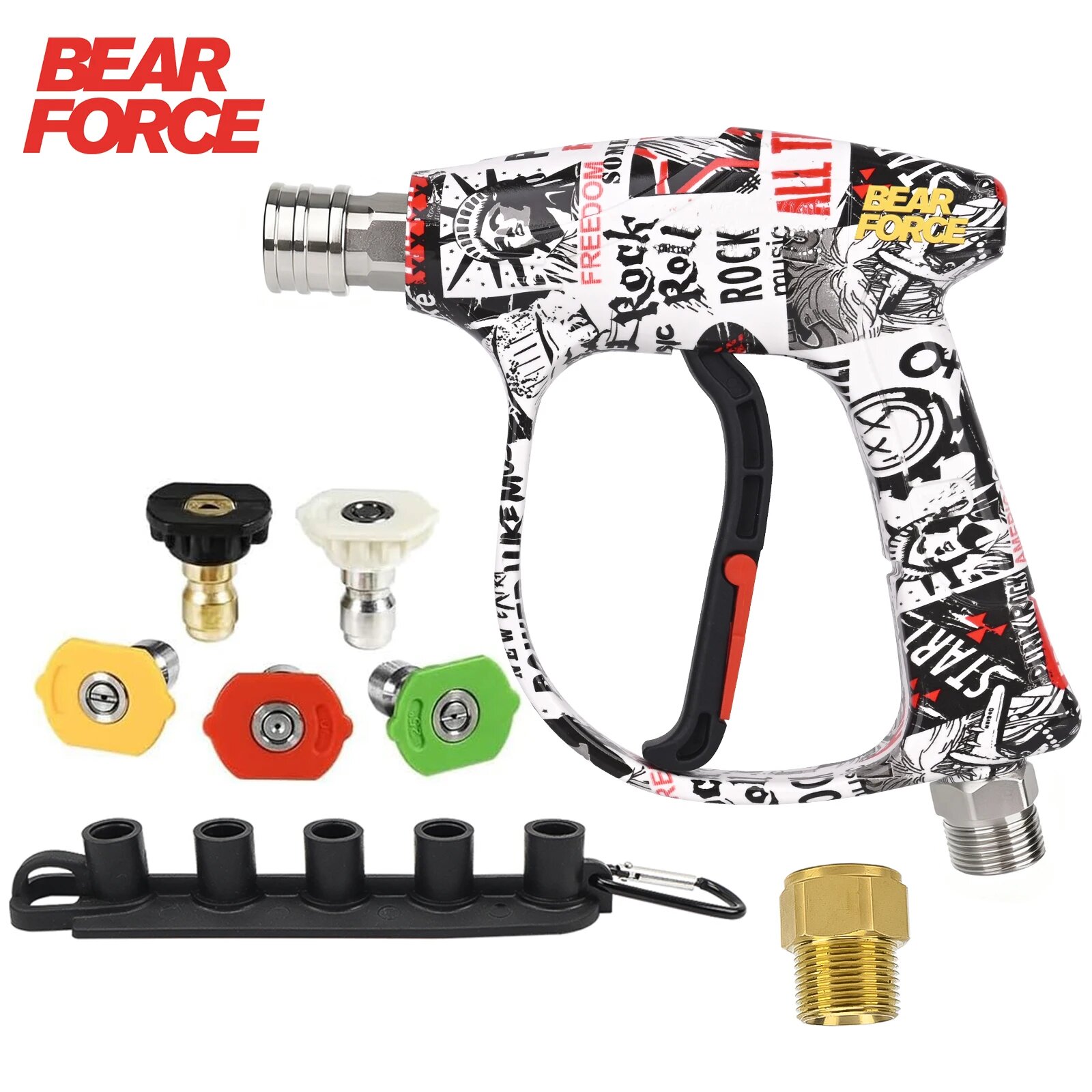 Пистолет для мойки высокого давления BEAR FORCE, Type B, 210 Бар, с насадками