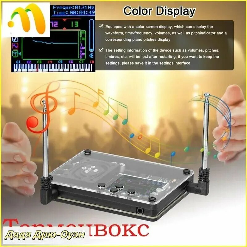 Нишевое инструментальное оборудование Терменвокса Интерфейс Type-C