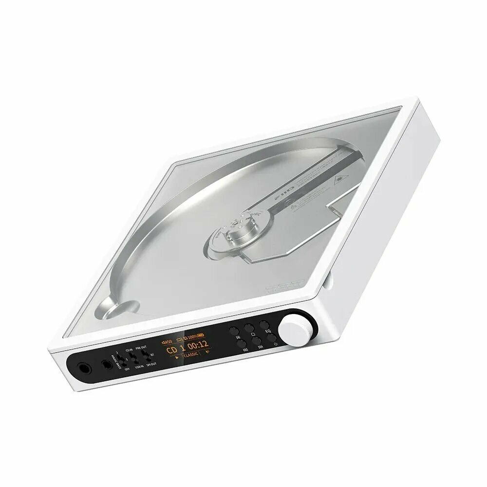 FiiO DM15 R2R Портативный стерео CD-плеер с истинным 24Bit R2R DAC высокомощным выходом USB/CD HiFi Audio HD дисплеем