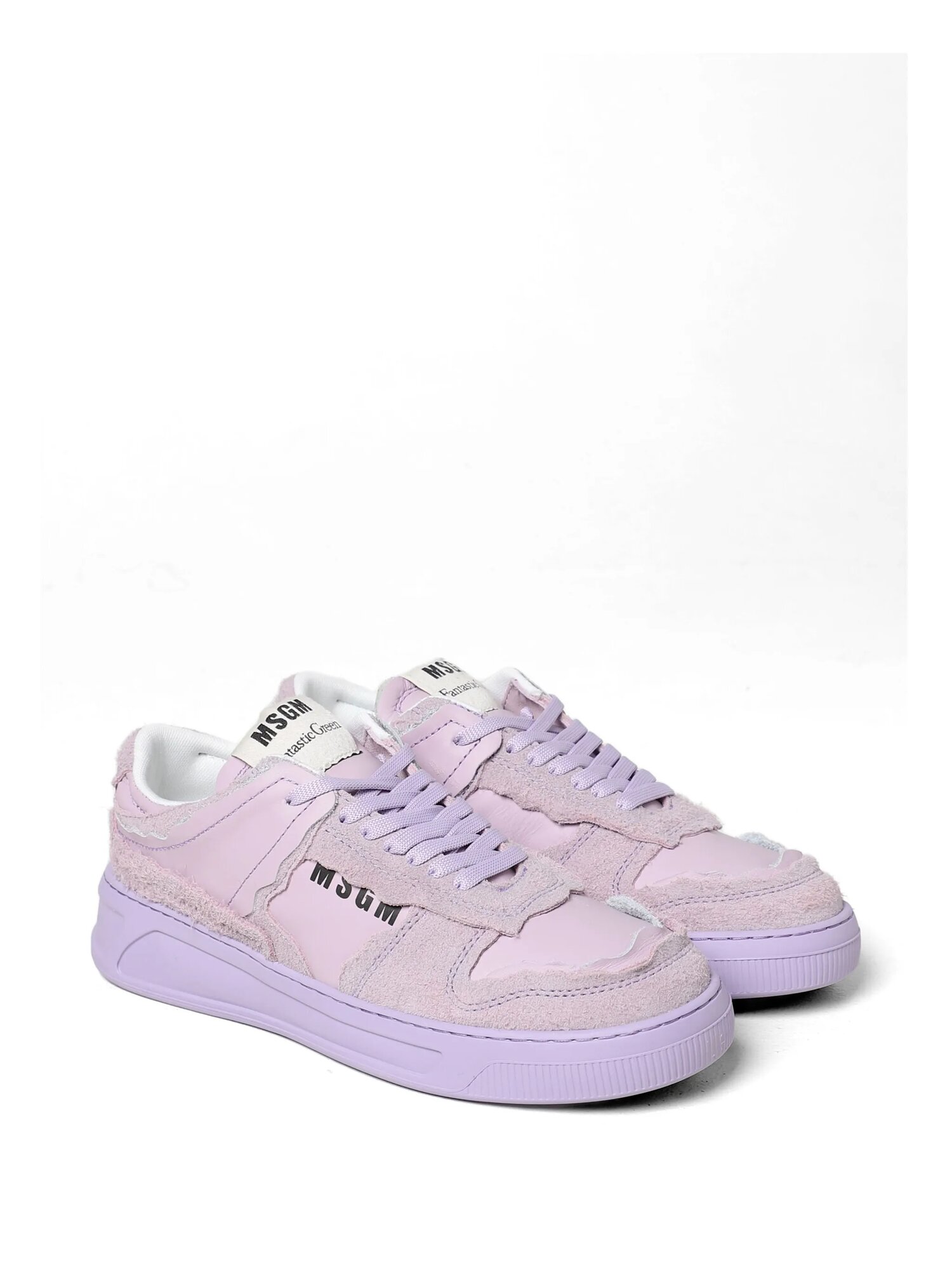 Кроссовки MSGM Logo sneakers, размер 41, purple — фото 1