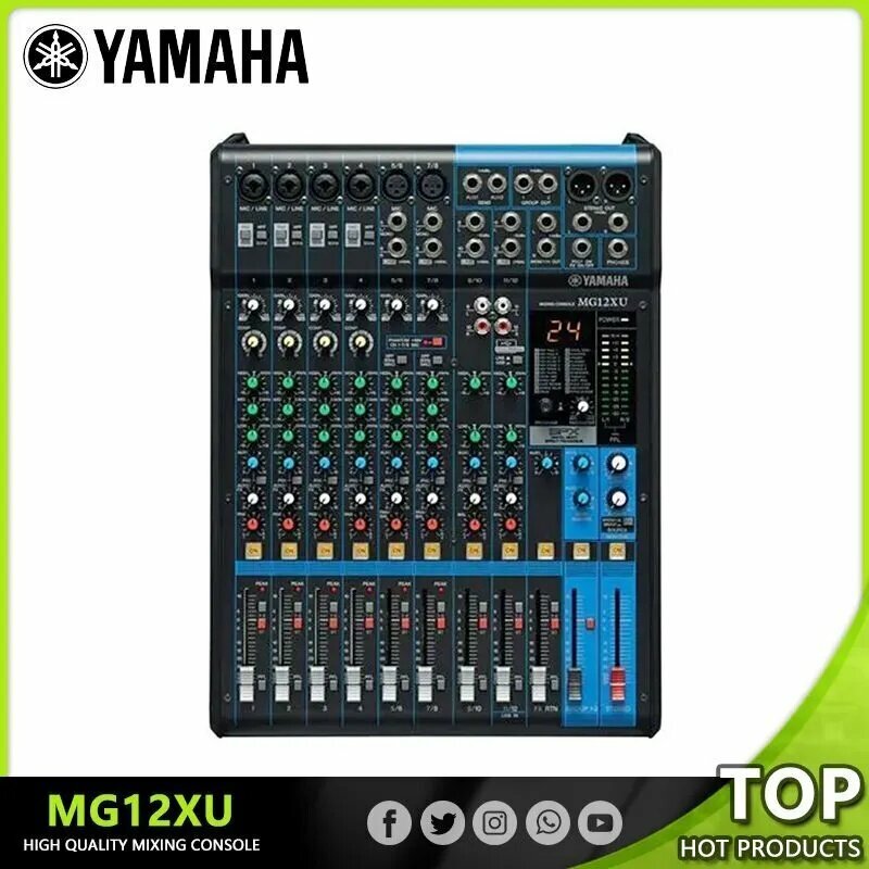 Аналоговый микшер Yamaha MG12XU