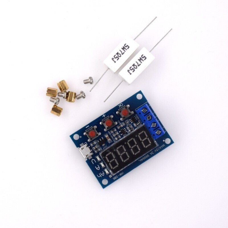 Тестер Заряда Батареи светодиодный Цифровой Дисплей 18650 Литиевых Аккумуляторов Тестовый Измеритель Разряда Источника Питания С Широкими Диапазонами Напряжений