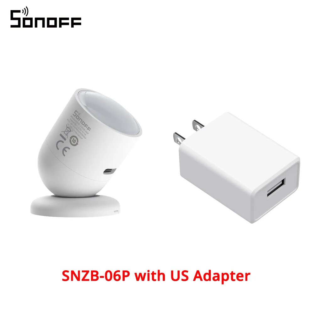 Датчик присутствия SONOFF SNZB-06P Zigbee SNZB-06P and US Plug