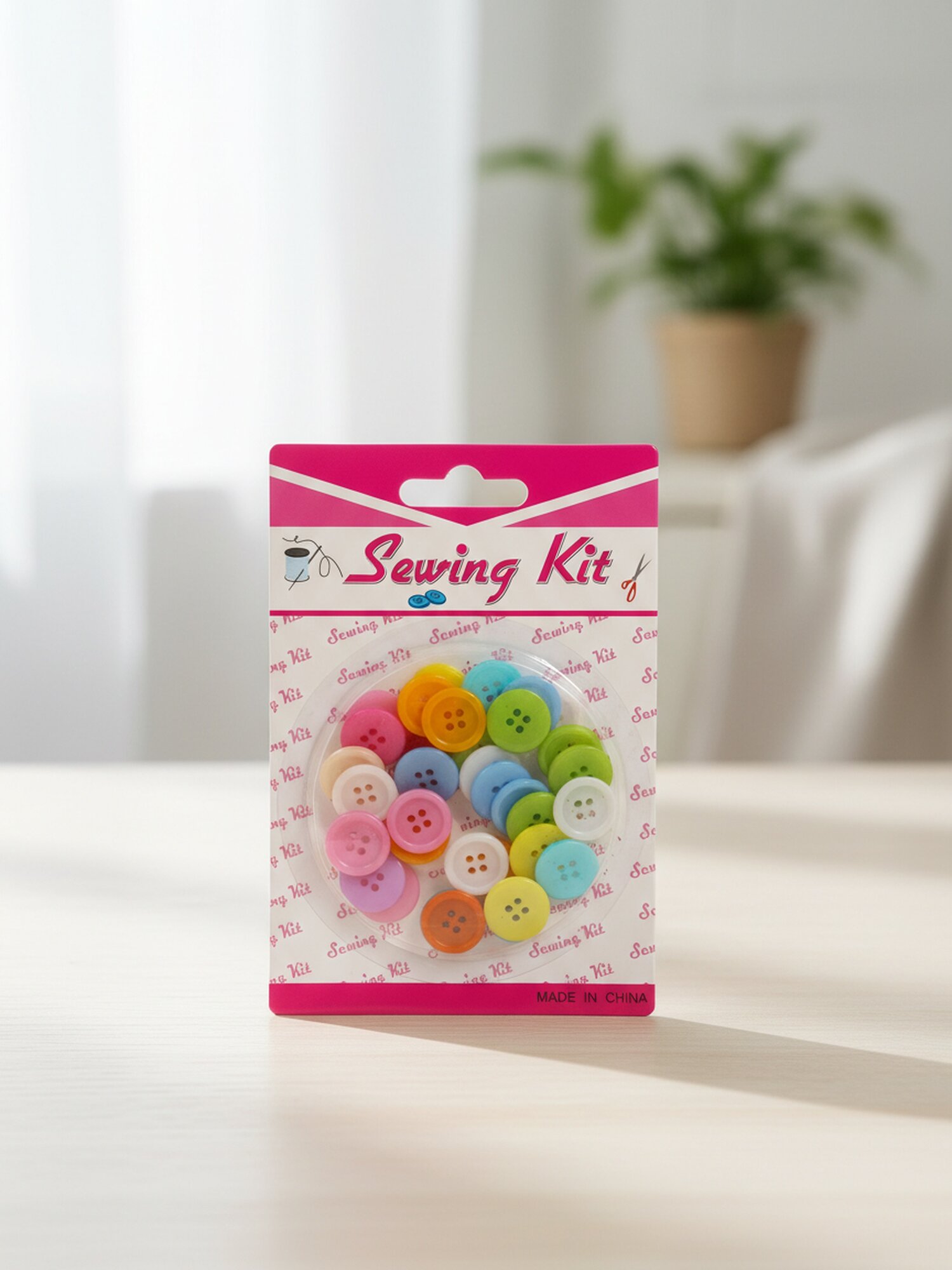 Набор швейный 30 предметов Y4-11585 для рукоделия, шитья и ремонта одежды, компактный дорожный комплект с пуговицами