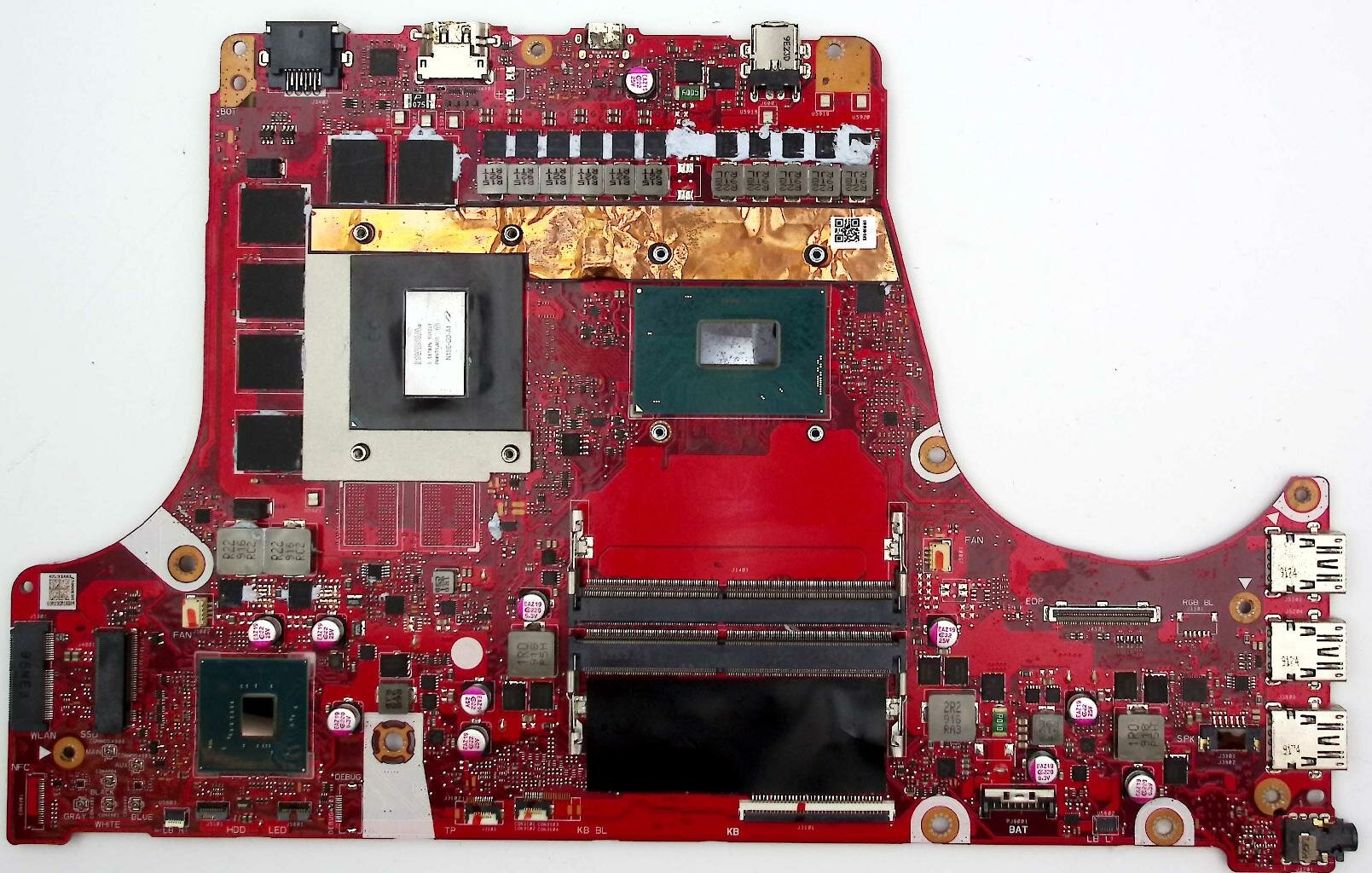 Материнская плата ASUS G531GU донор видеочипа N18E-G0-A1