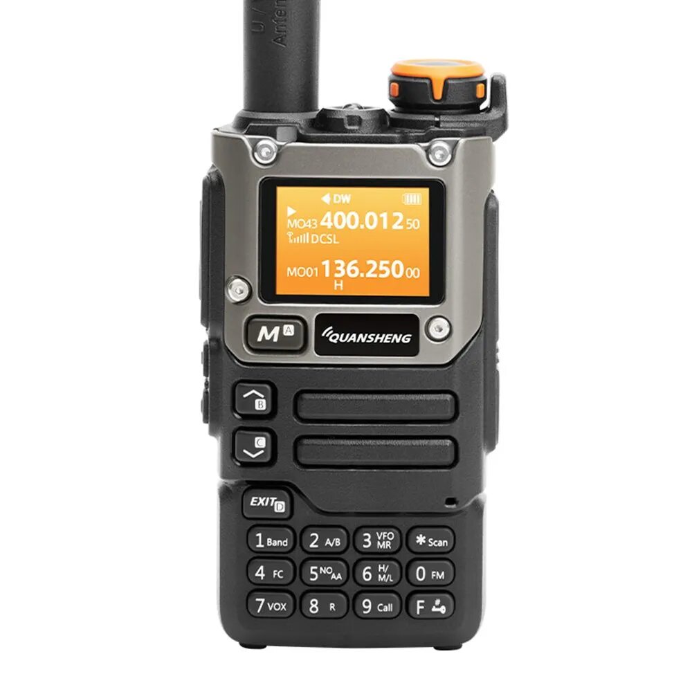 Рация Quansheng UV-K5: NOAA, UHF/VHF, 200 каналов, аккумулятор 1600 мА ч