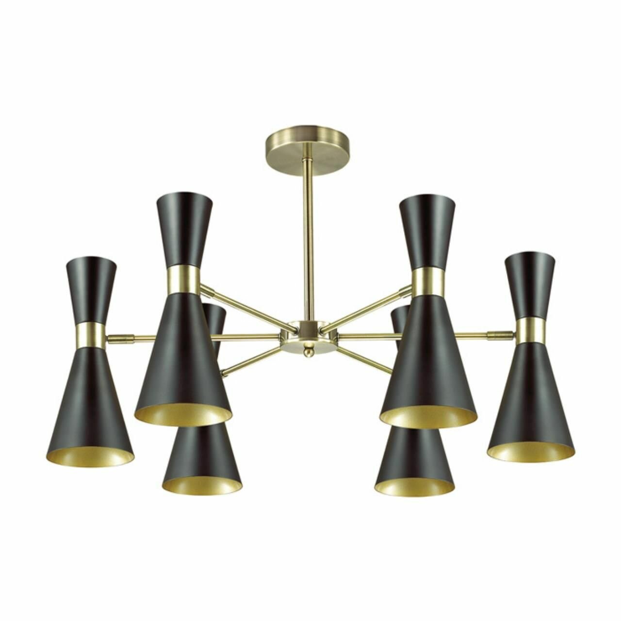 Люстра потолочная LUMION 3662/6C QUINN, E14, 6х60Вт, степень защиты IP20