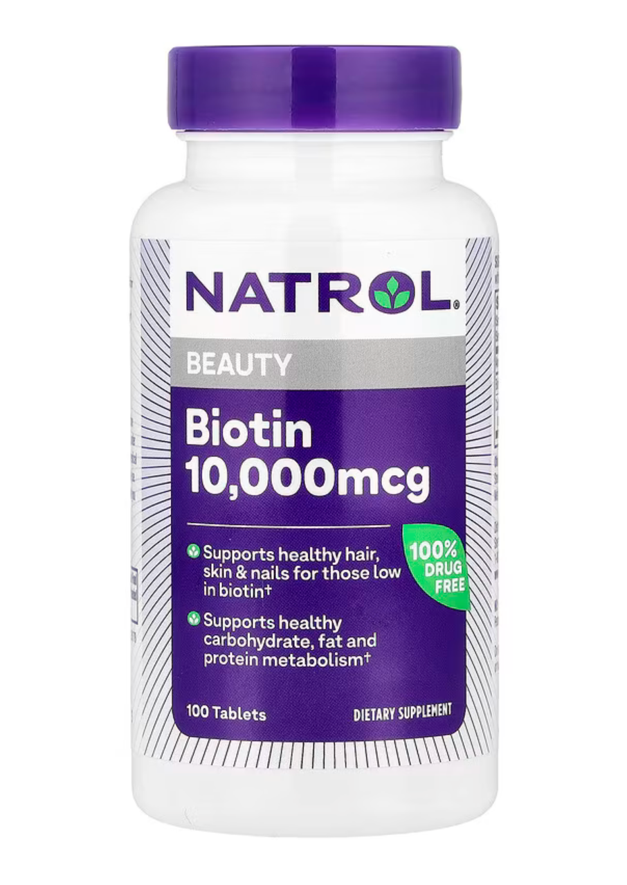 Natrol, биотин, 100 таблеток