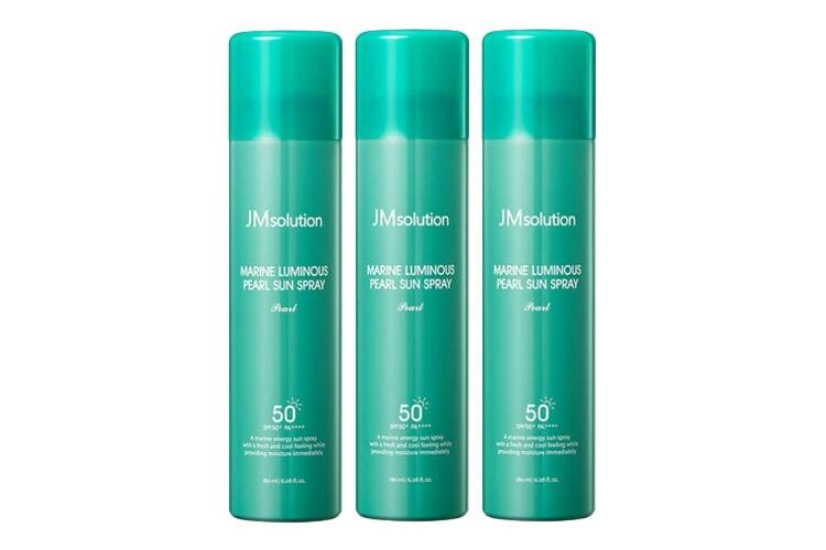 Солнцезащитный спрей женский JM Solution Marine Luminous Pearl Sun Spray SPF 50, 180ml*3