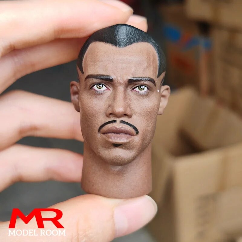 Масштаб 1/6, скульптура головы Wesley Snipes с солнцезащитными очками, модель резьбы по голову из ПВХ, подходит для 12-дюймовой фигурки мужского солдата, куклы на тело