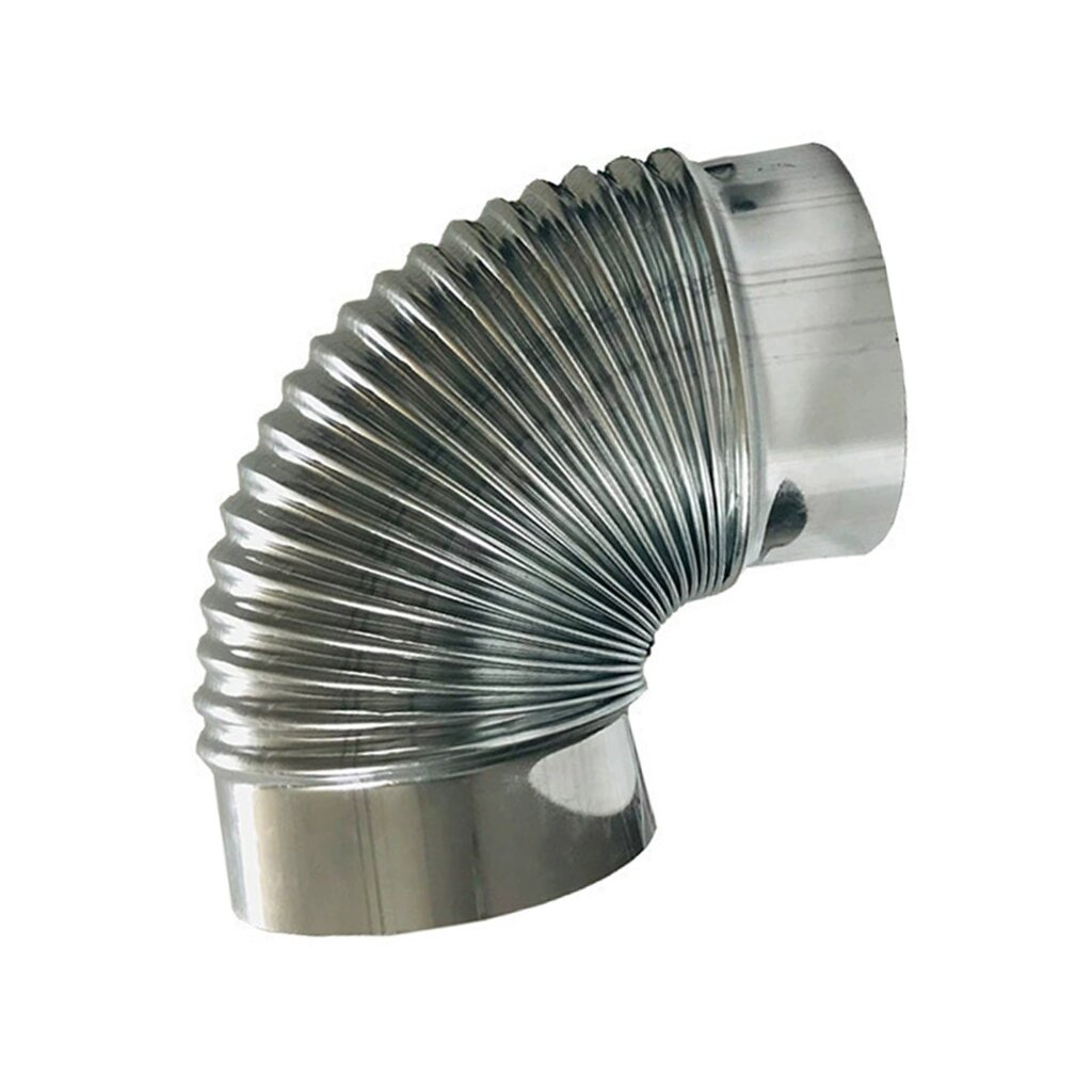 Удлинитель дымохода Коленчатый соединитель дымоходной трубы для эффективного потока воздуха