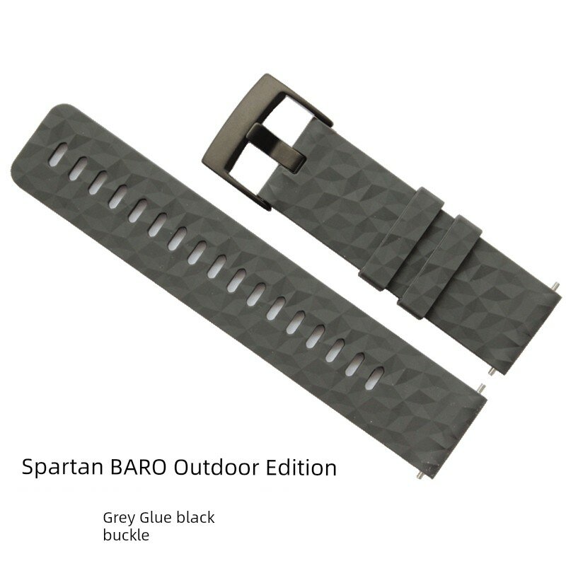 Фитнес-трекер Suunto Spartan BARO с серым резиновым ремешком и черным браслетом