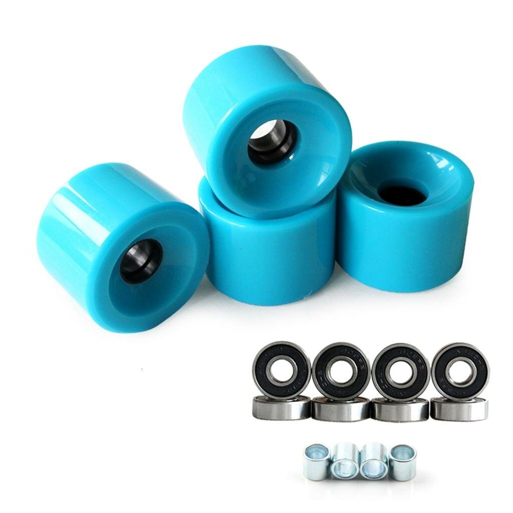 78A Колеса для скейтборда с подшипниками, Синий