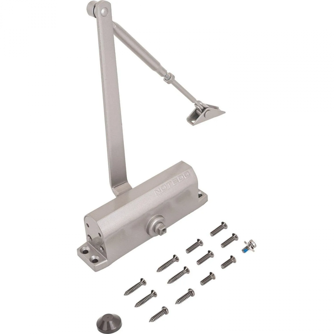Доводчик дверной NOTEDO DC-080 GRAY 60-120 кг серый (10) 2212513 489