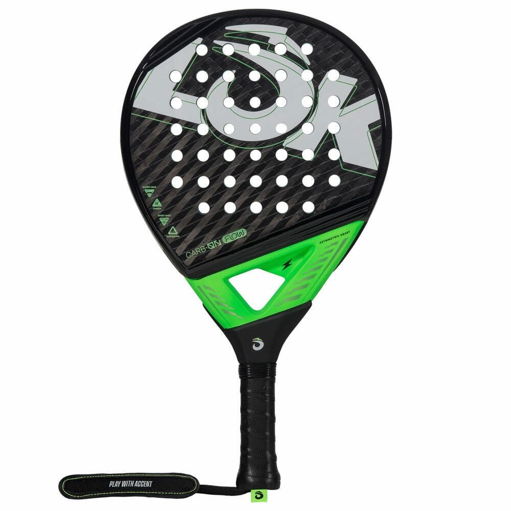 DECATHLON ракетка для падел тенниса Lok Carb-on Flow 2024, черный
